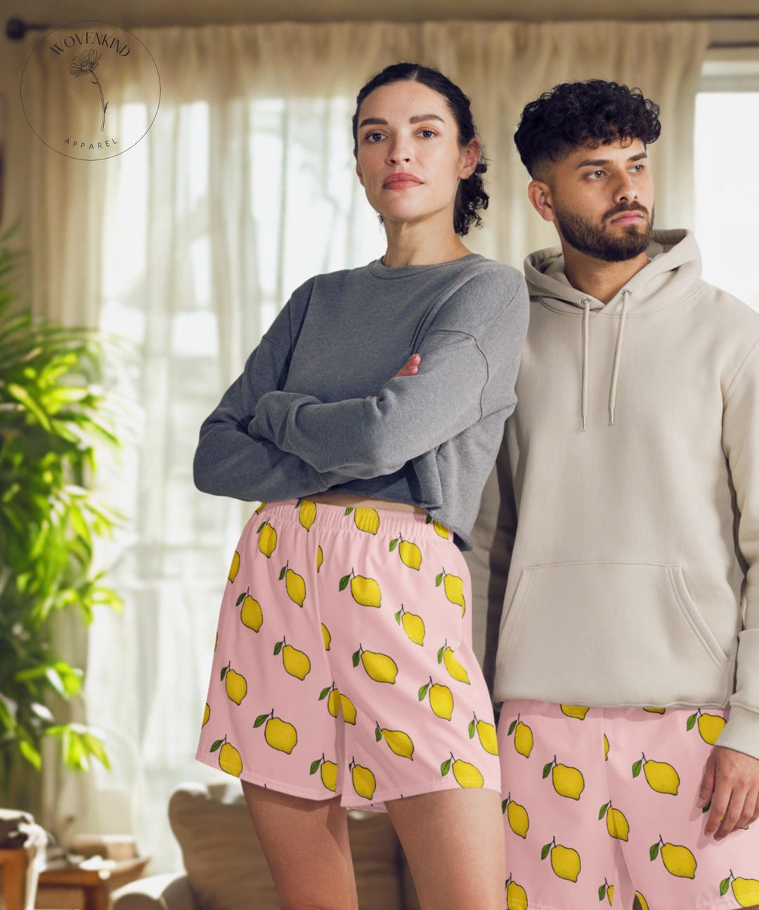 Pink Lemon Athletic Shorts – Soft High Waist Yoga Shorts • Playful ...