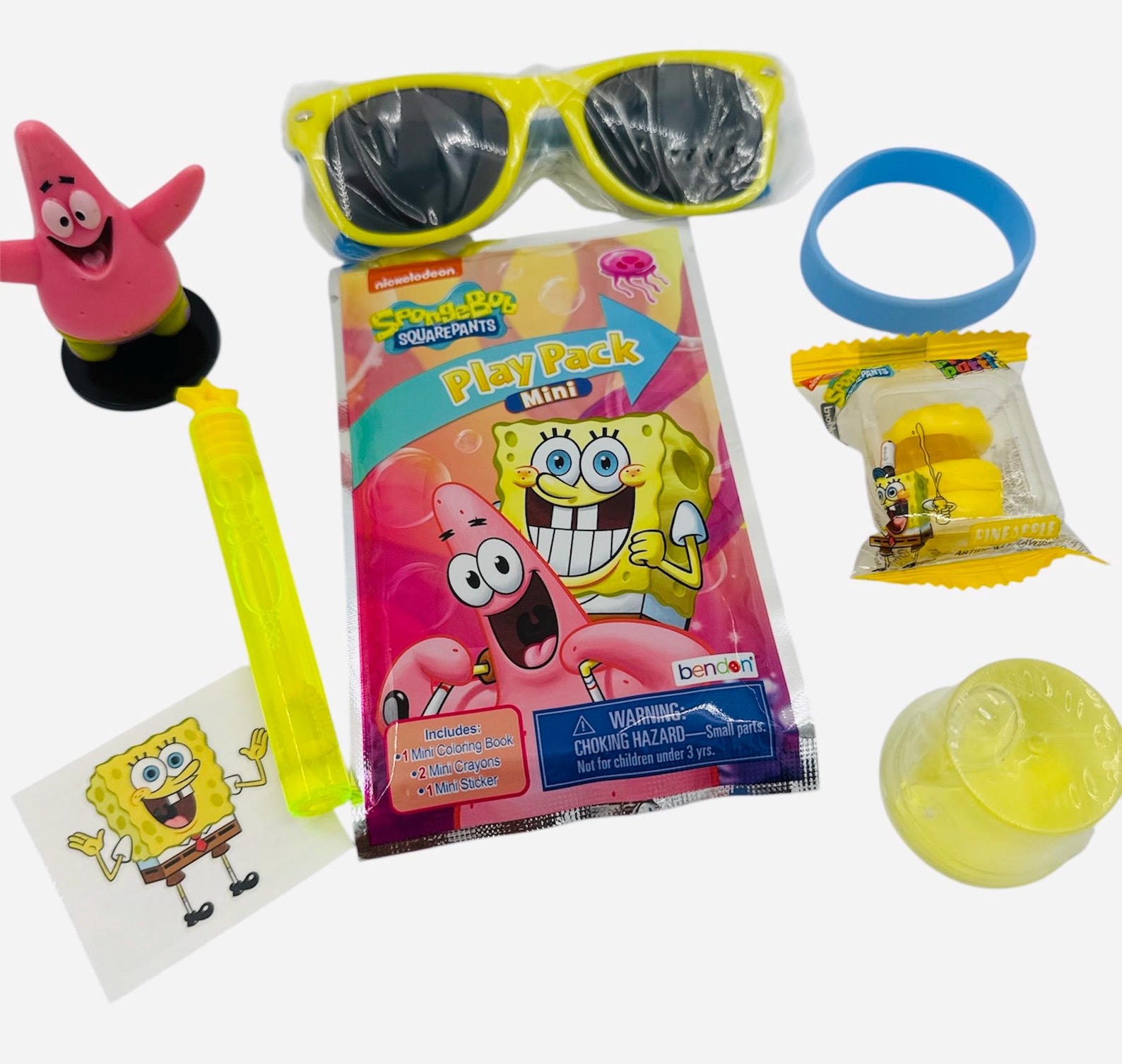 Spongebob Party Favor Goodie Bag: Toys, Slime, Bubbles & Candy - Etsy