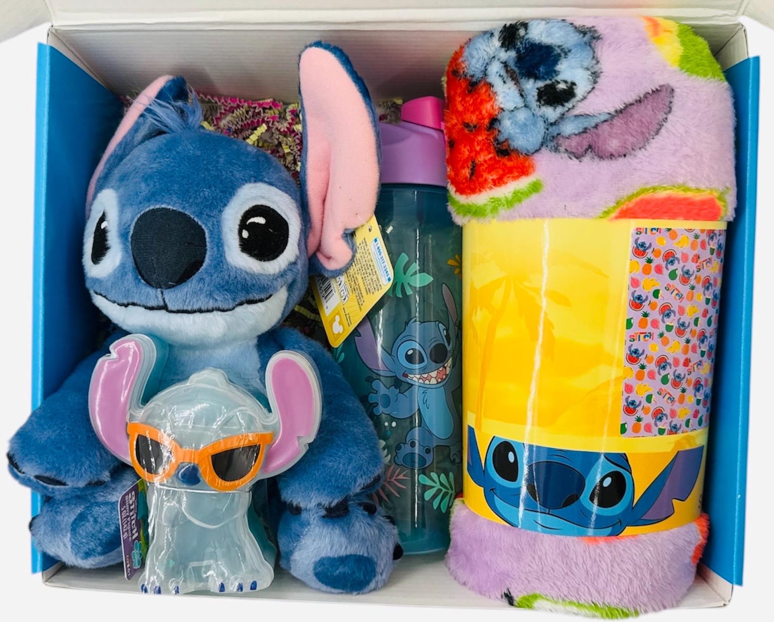 Stitch Gift Box – Plush, Blanket, Slime, Water Bottle, Add-on Options ...