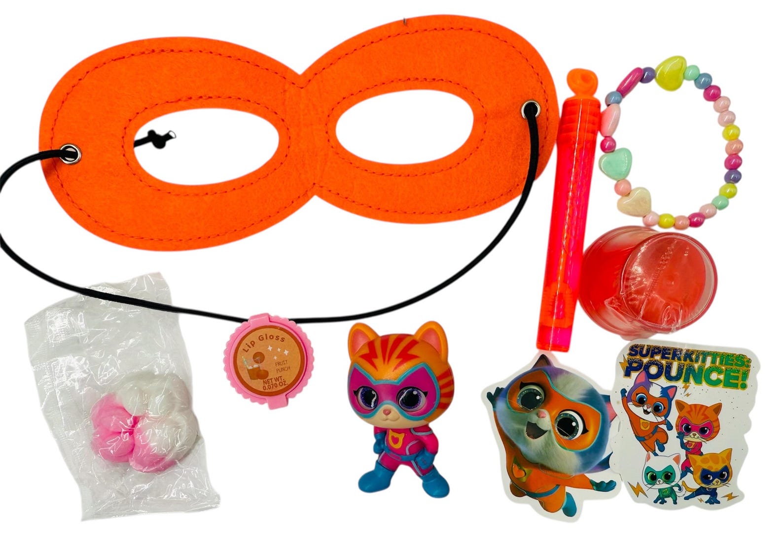 Super Kitties Birthday Favor Bag: Mini Toy, Mask, Slime & Stickers - Etsy