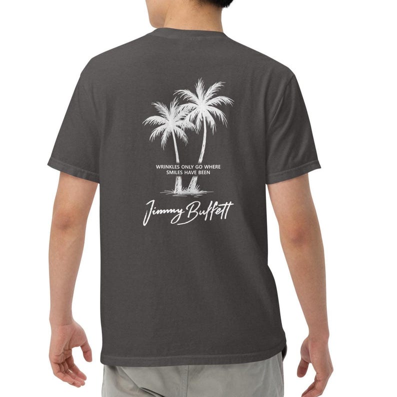 Jimmy Buffett Palm Tree T-shirt: Island Vibes Tropical Beach Tee - Etsy
