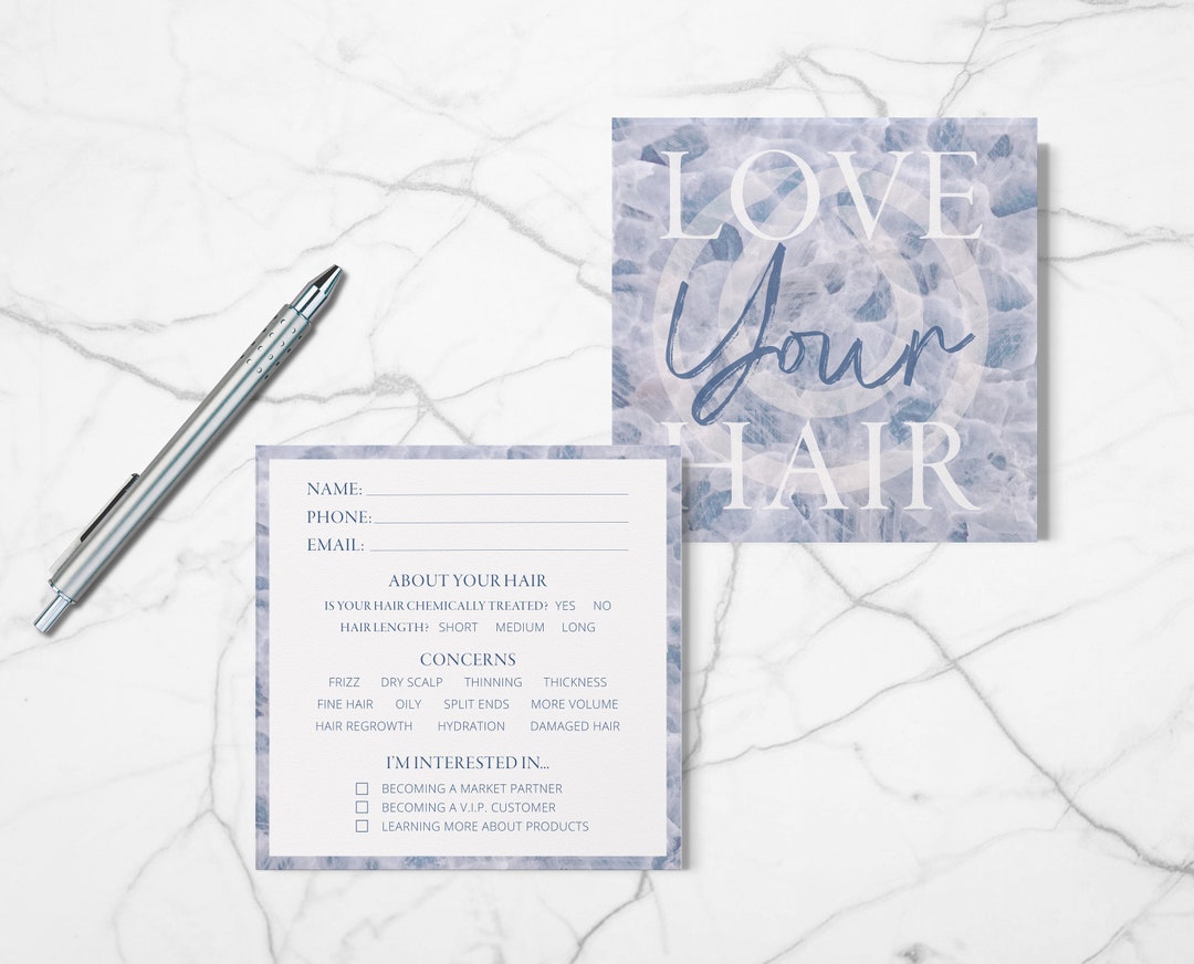 Monat Event Card Questionnaire Information - Digital File Only - 4.5 "x ...
