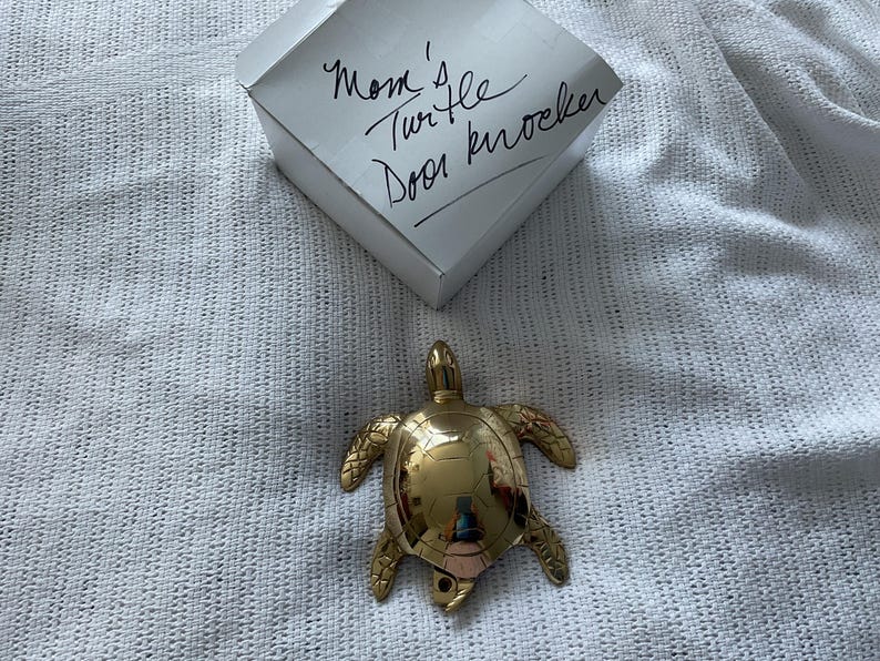 Brass Door Knocker-turtle - Etsy