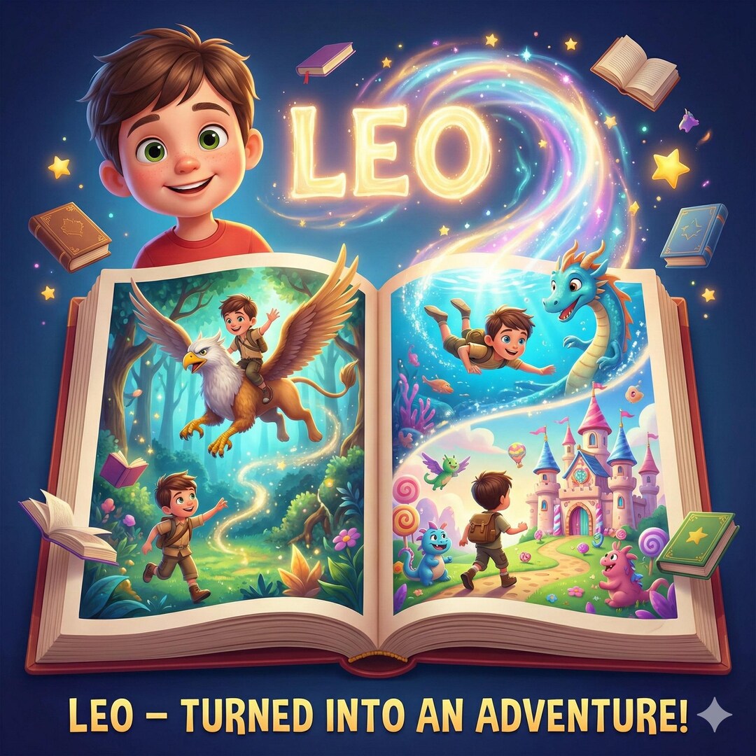Personalized Kids Storybook | Custom Name & Photo Adventure (PDF ...