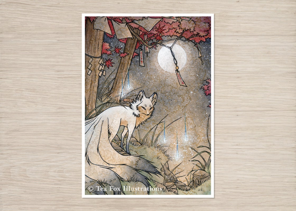 Kitsune Traditionelle Kunst