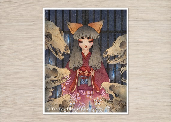 Kitsune Fox Demon Girl