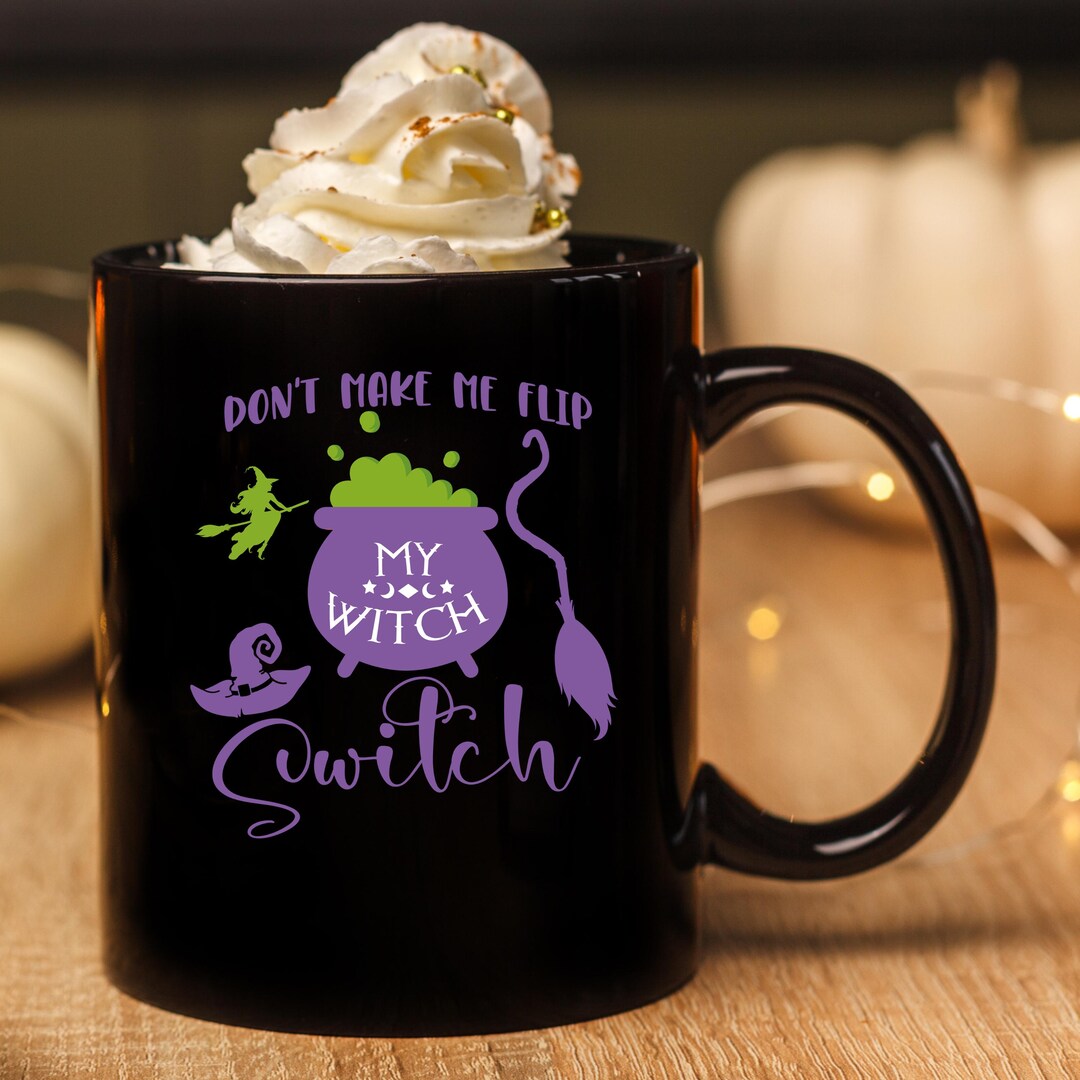Witch Switch Coffee Mug, Gothic Halloween Mug, Teacher Gift - Etsy