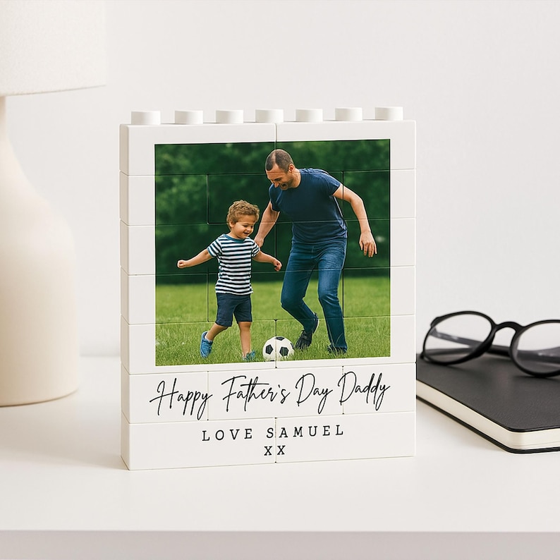 Personalized Photo Building Block, Custom Photo Rectangle Building ...
