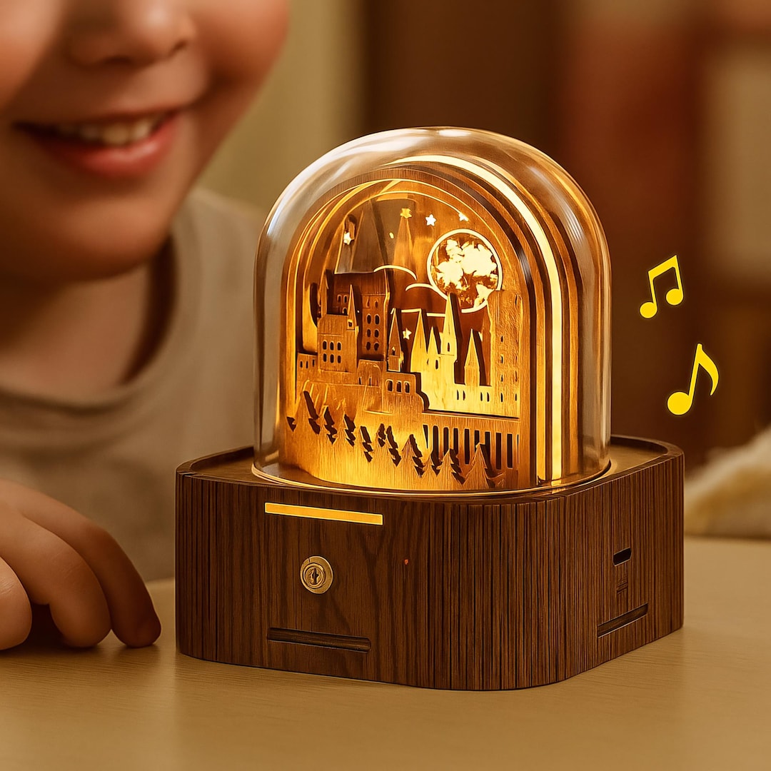 Personalized Enchanted Castle Music Box: Magical 3D Keepsake - Etsy