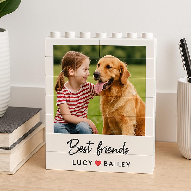 Personalized Photo Building Block, Custom Photo Rectangle Building ...