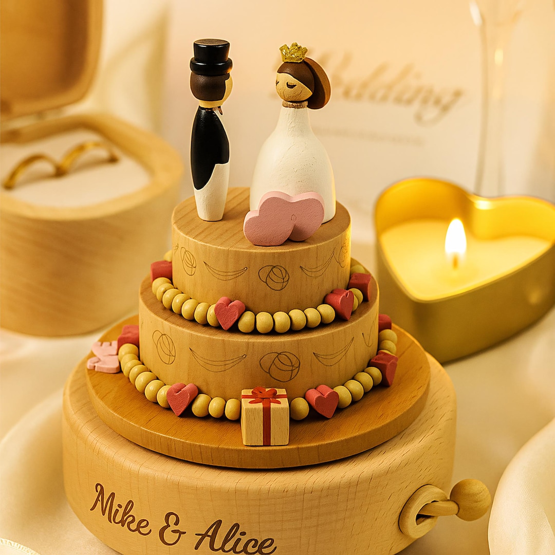 Personalized Wedding Music Box: Romantic Couple Keepsake Gift - Etsy