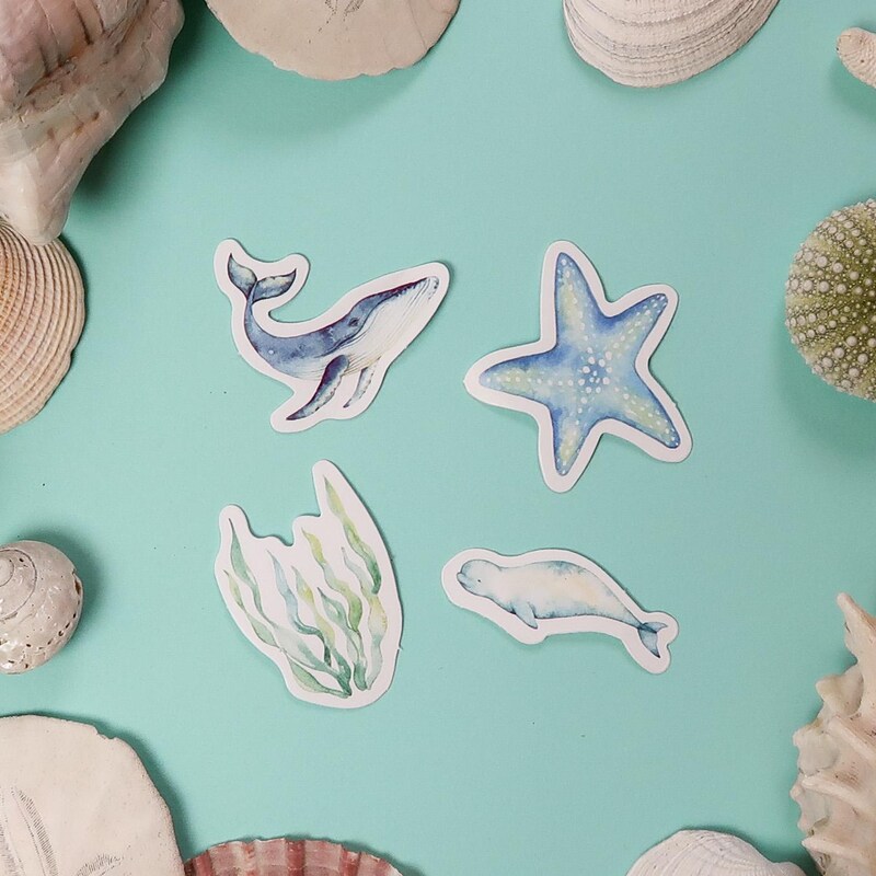 Ocean Sticker - Etsy