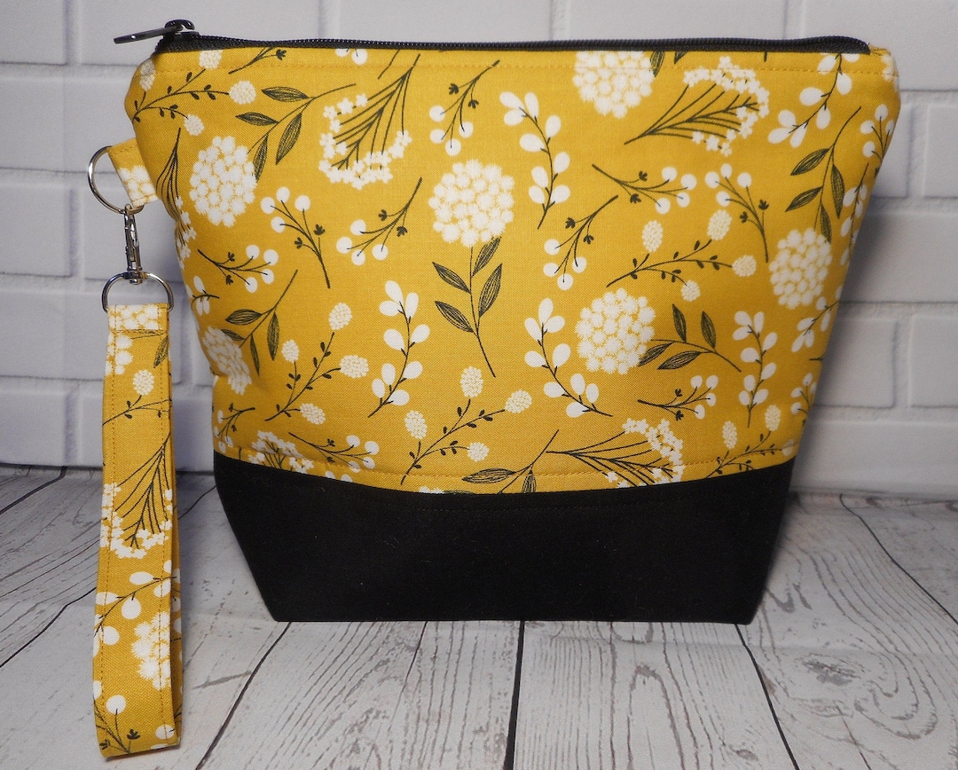 Medium Knitting Project Bag, Crochet Project Bag, Sock Project Bag ...