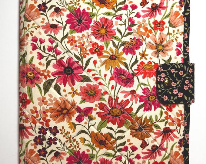 Cross Stitch Project Folder, Floral Fabric Portfolio, Sagewood, English ...