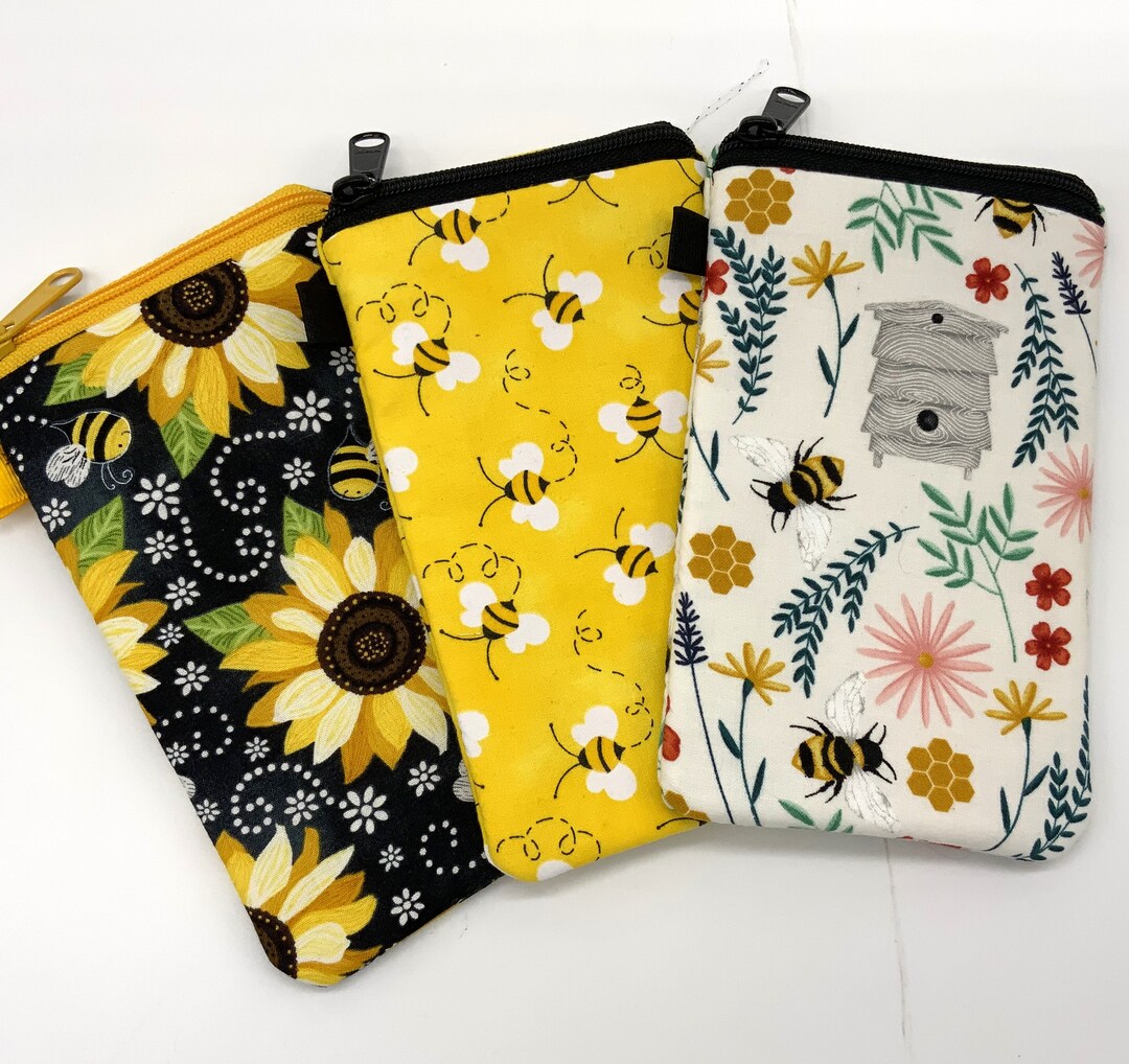 Sunglass Case Padded Eyeglass Pouch Cotton Zipper Eyewear Etsy