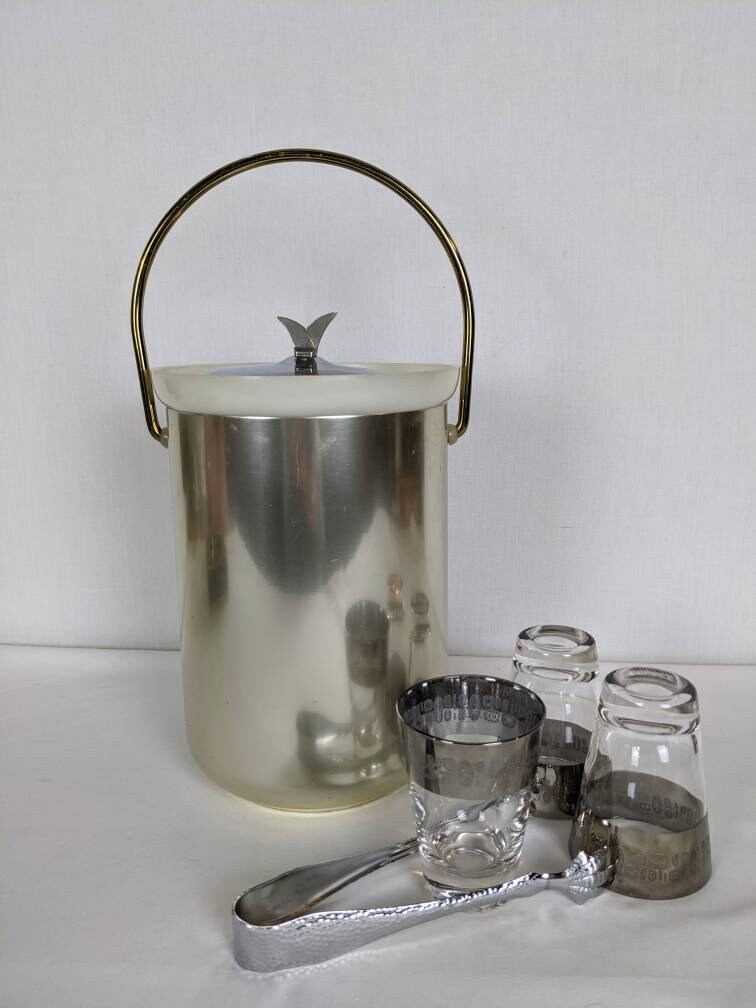 Vintage Kromex Chrome Ice Bucket - Etsy