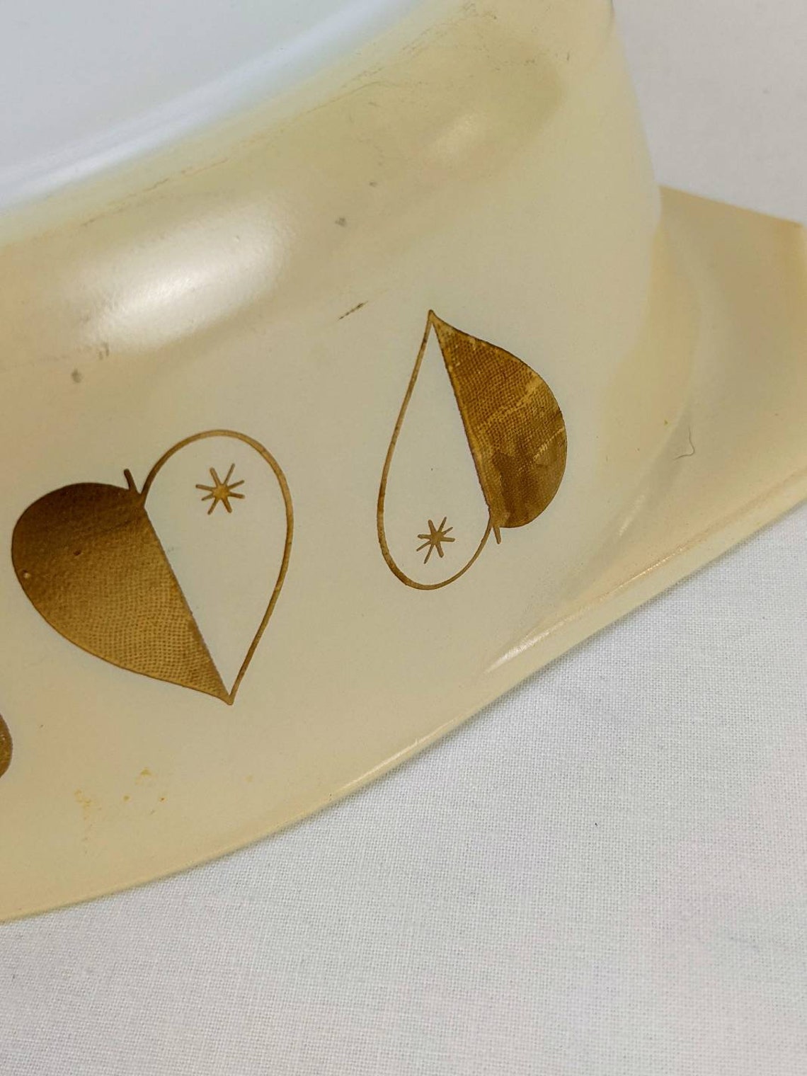 Pyrex Golden Hearts Cinderella Covered Casserole With Warming - Etsy