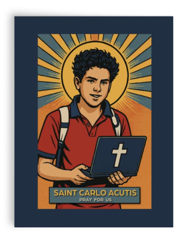 Saint Carlo Acutis Poster #1 Limited Edition Catholic Saint Art ...
