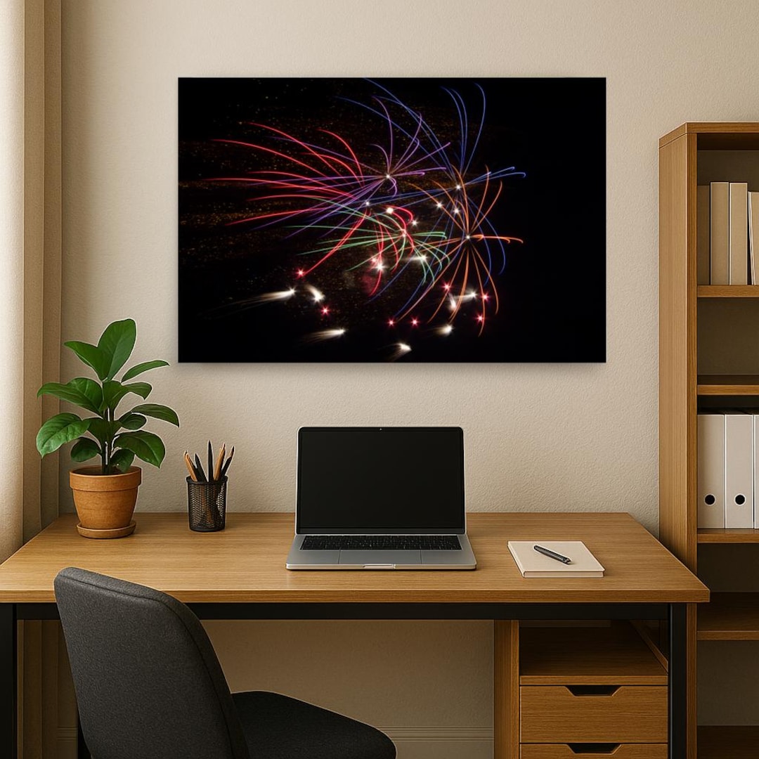 Shooting Stars of Freedom #011 Fireworks Fine Art Print | Colorful ...