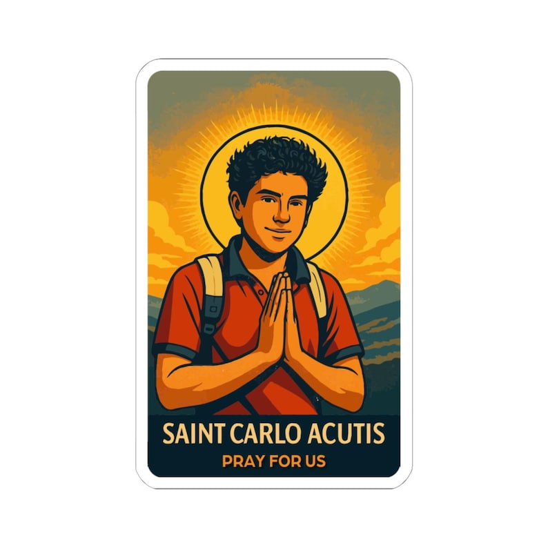 Saint Carlo Acutis Sticker Decal - Catholic Vinyl Sticker ...