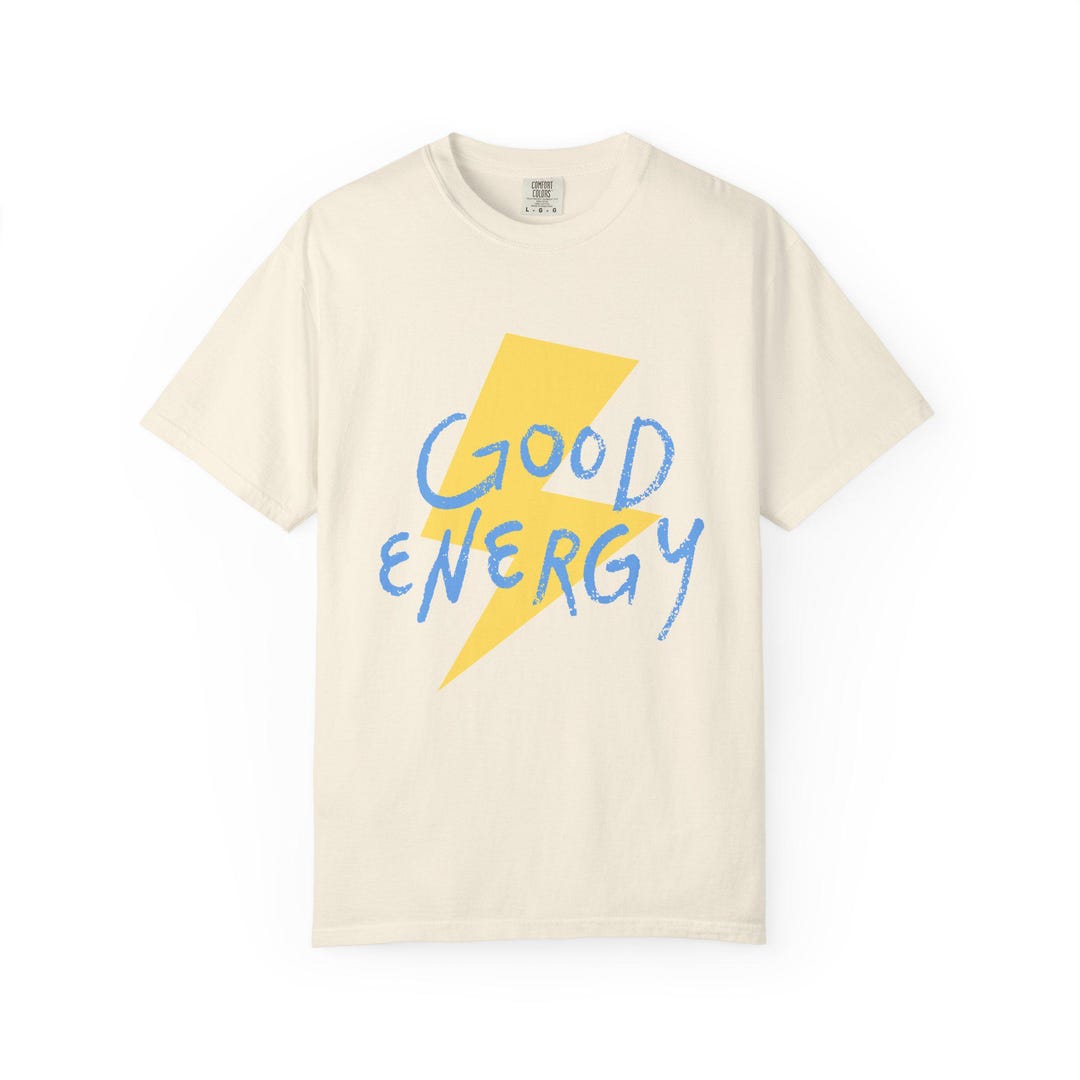Good Energy Shirt | Lightning Bolt Tee for Festival Goers | Electric ...