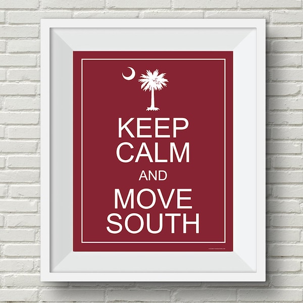 Art Print Keep Calm - Etsy