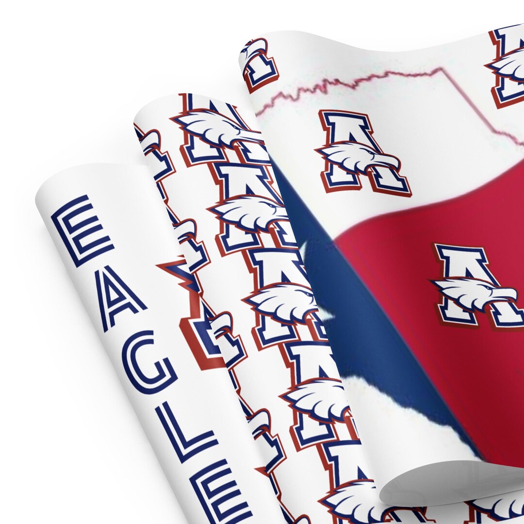 Allen Eagle Texas Wrapping Paper Sheets - Etsy