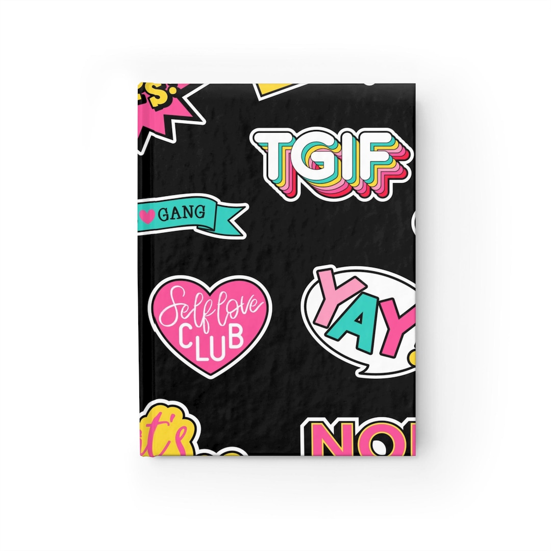 Girl's Hardcover Journal: TGIF YAY - Ruled Line (7.25" X 5") - Etsy