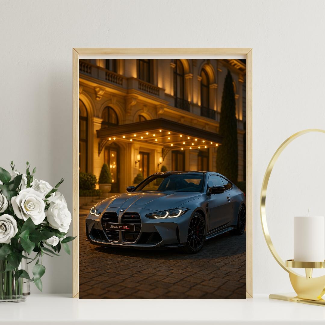 Luxury Car Poster Printable – BMW Wall Art – Modern Home Decor ...