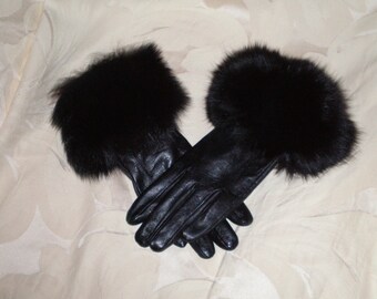 Black Fox Gloves - Etsy
