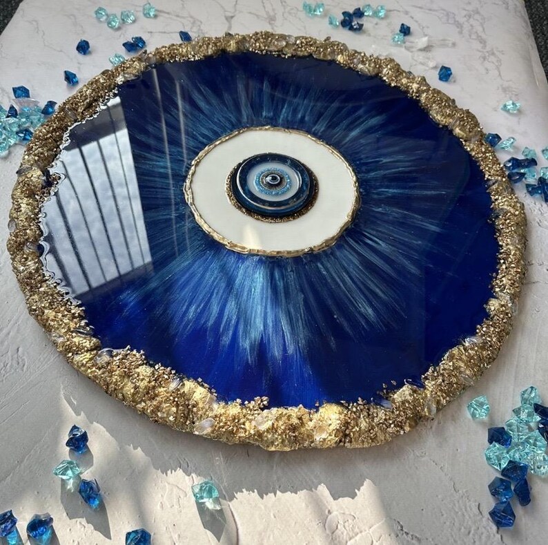 Evil Eye Wall Hanging, Handmade Evil Eye Wall Art, Home Decoration ...