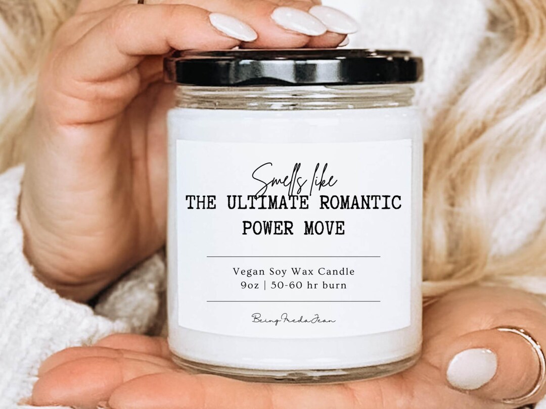 Ultimate Romantic Power Move Candle | Anniversary & Valentine's Couples ...