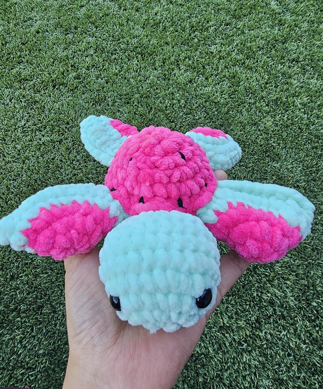Sea Turtle Plushie - Handmade Crochet Turtle - Mini Sea Turtle - Ocean ...