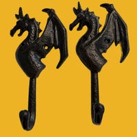 Dragon Wall Hook Cast Iron - Etsy