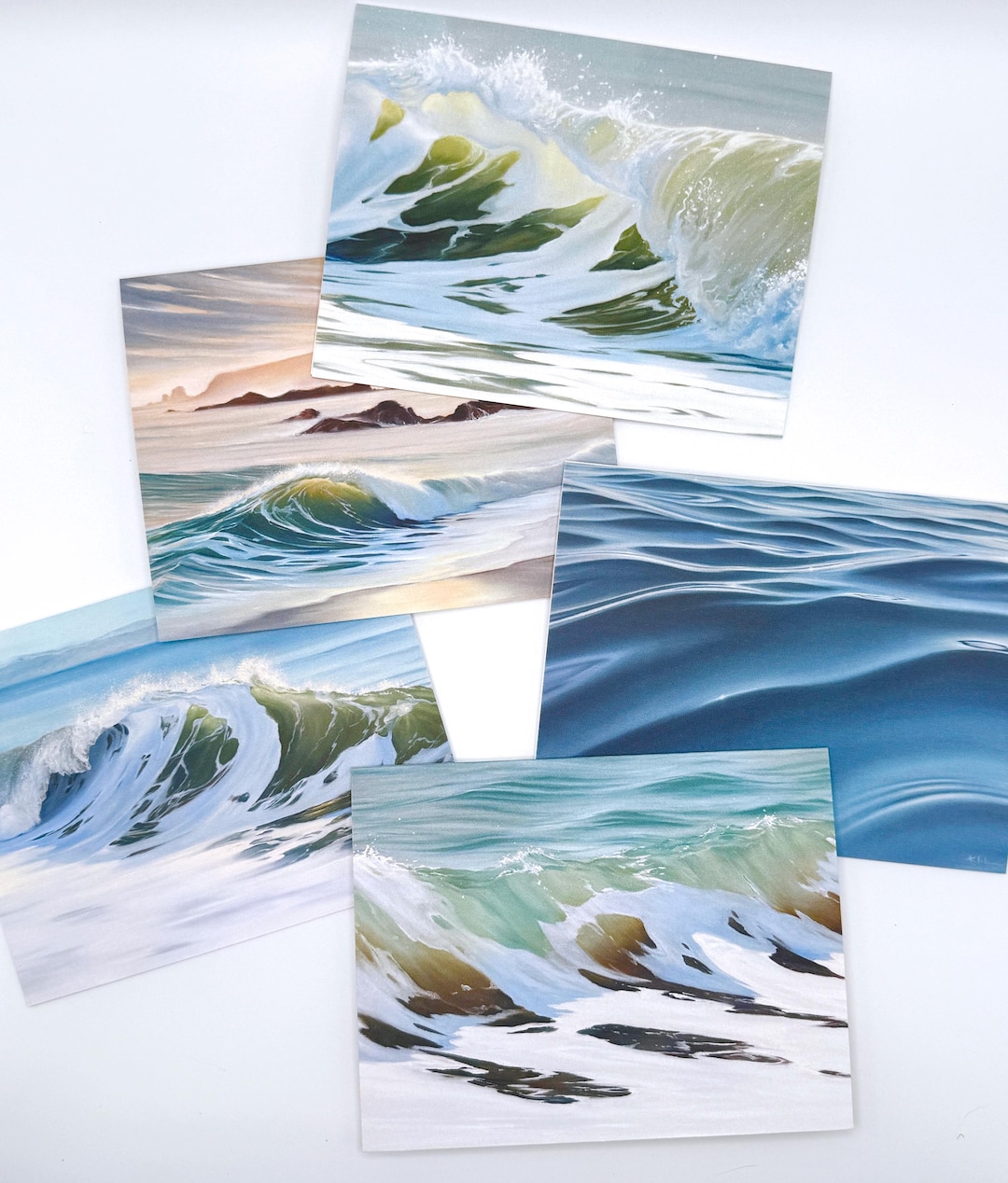 Ocean Art Blank Greeting Cards Box Set of 5 - Etsy