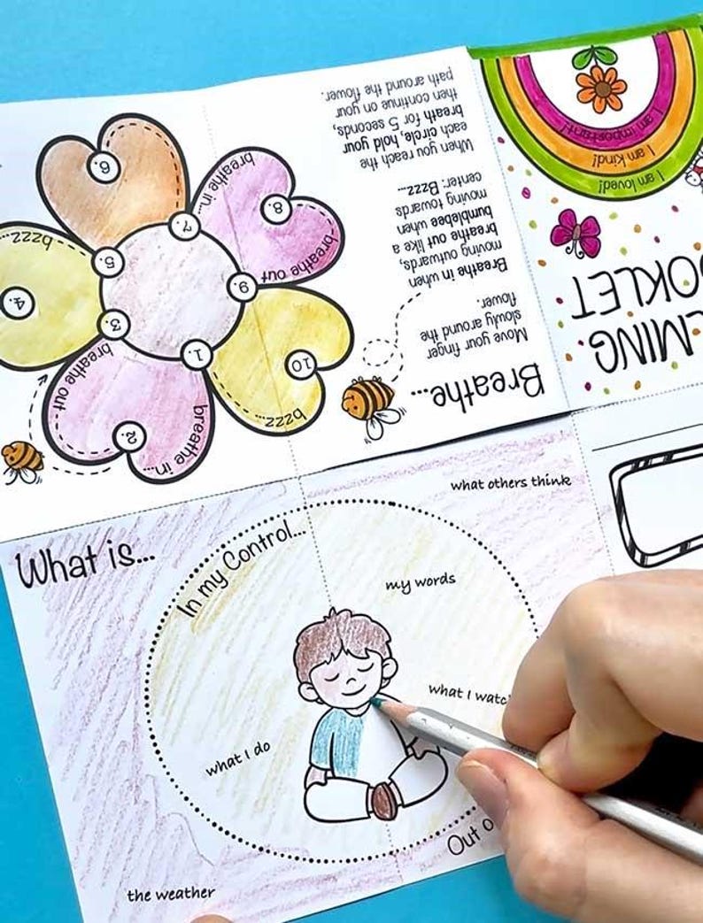 Calming Booklet Printable for Kids – Autumn Back to School Activity ...