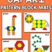 Safari Animal Pattern Block Mats – Fun Wild Animal Learning Activities ...