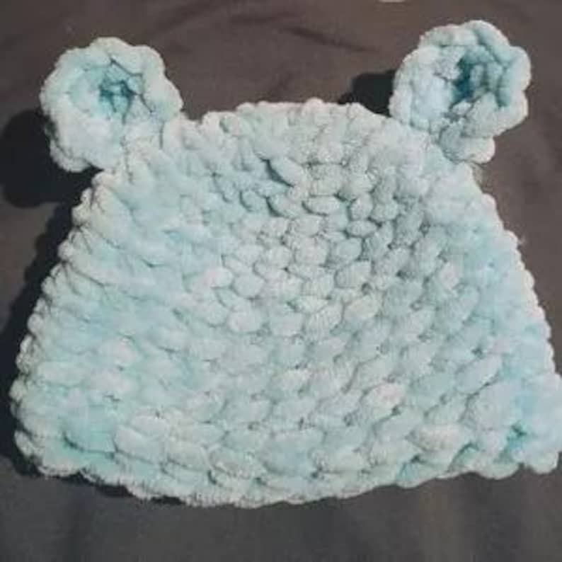 Crochet Teddy Bear Hat Pattern: Easy DIY Beanie (PDF Download) - Etsy