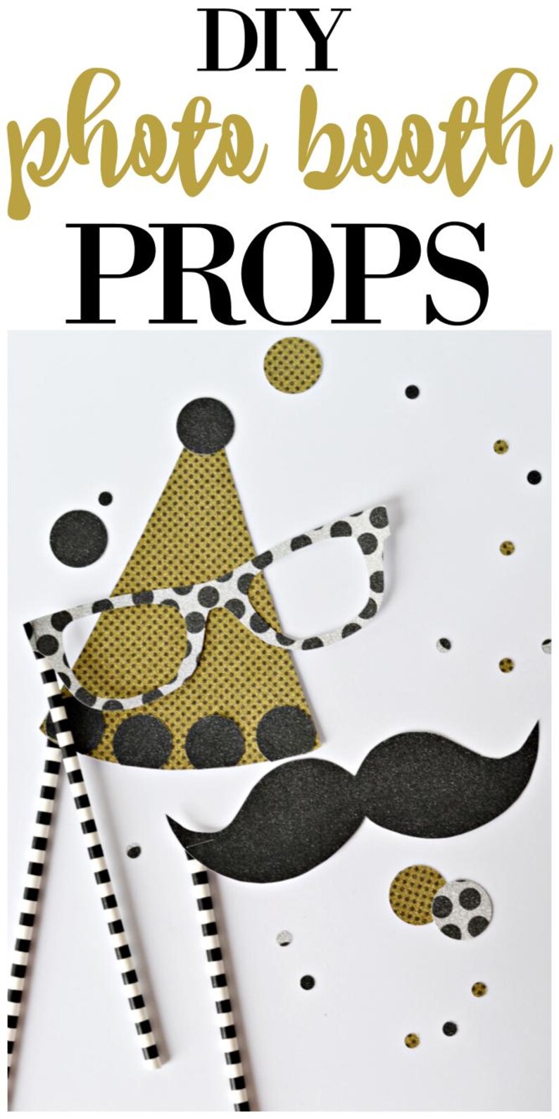 New Year's Eve Photo Booth Props: Printable DIY Party Template (digital ...