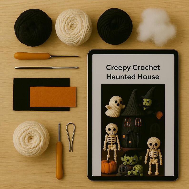 Crochet Haunted House Pattern: Spooky Halloween Amigurumi (PDF Pattern ...