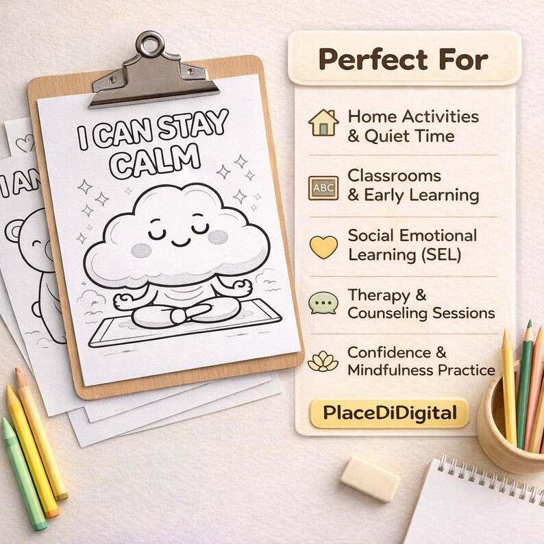 Positive Affirmations Colouring Sheets for Young Children – Printable ...