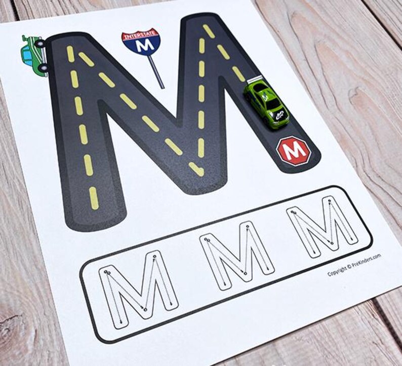 Letter Roads Alphabet Printables – Fun Transportation-themed Letter ...