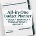 Money Manager Spreadsheet for Excel and Google Sheets | Budget Planner ...