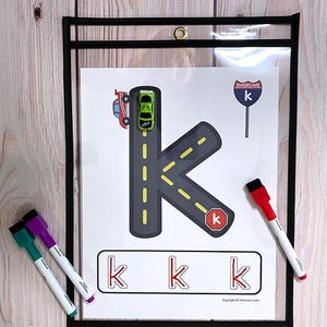 Letter Roads Alphabet Printables – Fun Transportation-themed Letter ...