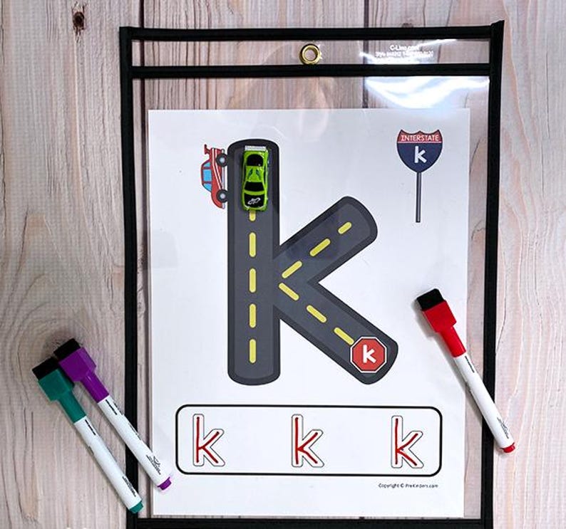 Letter Roads Alphabet Printables – Fun Transportation-themed Letter ...