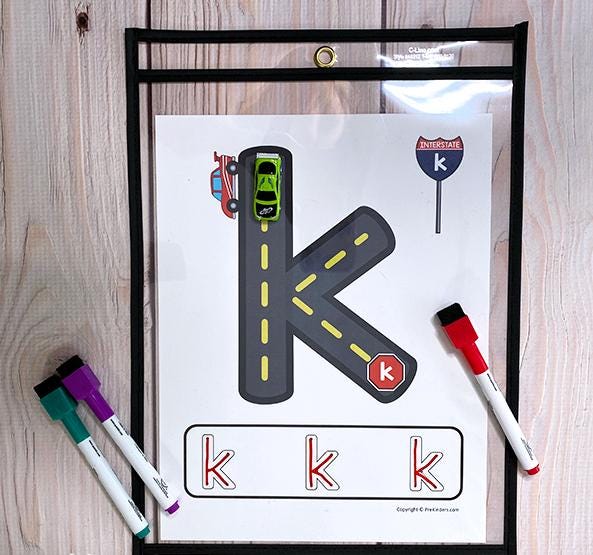 Letter Roads Alphabet Printables – Fun Transportation-themed Letter ...