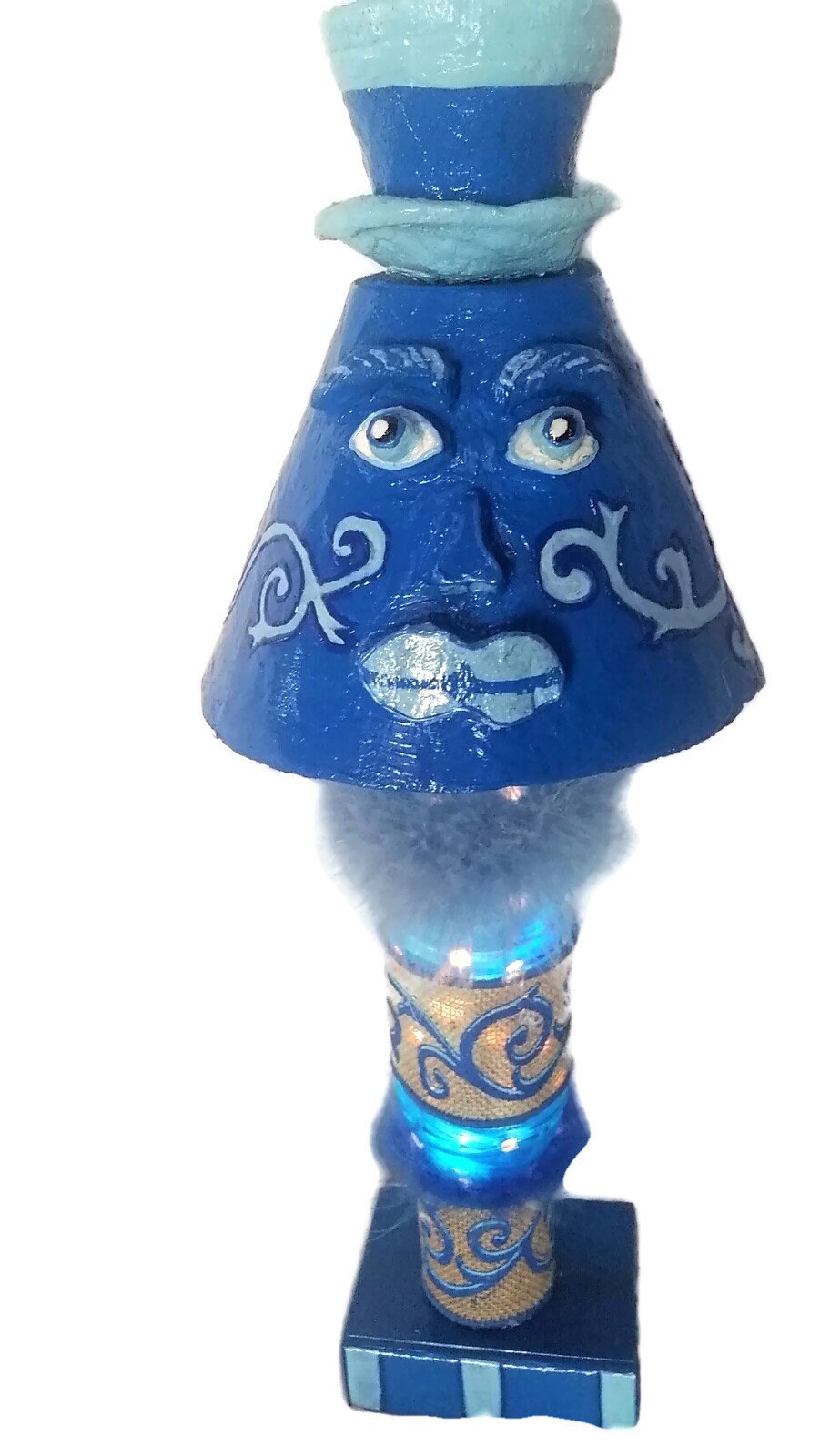 Unique Table Lamp, Pot Head Gifts, Upcycled Home Decor, Man Cave Decor ...