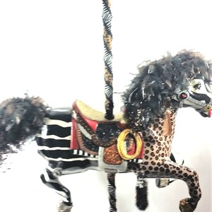 Carousel HorseLeopard PrintZebra Print Safari NurseryFull | Etsy