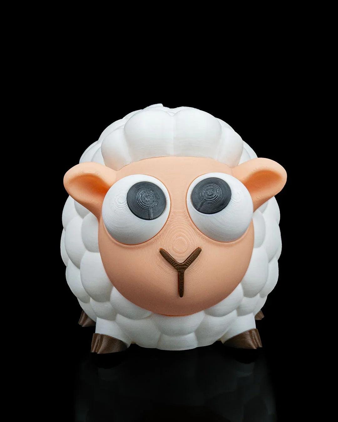 Count Me in the Sheep Coin Bank - Cute Sheep Piggy Bank | 3D Printed ...
