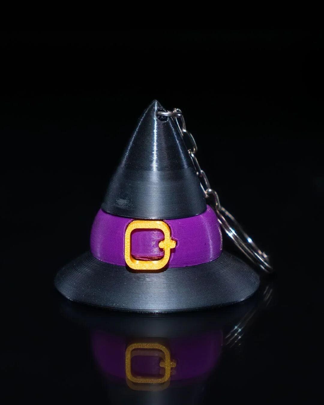 Witch Hat Fidget Keychain - Halloween Stress Relief Toy | Spooky ...